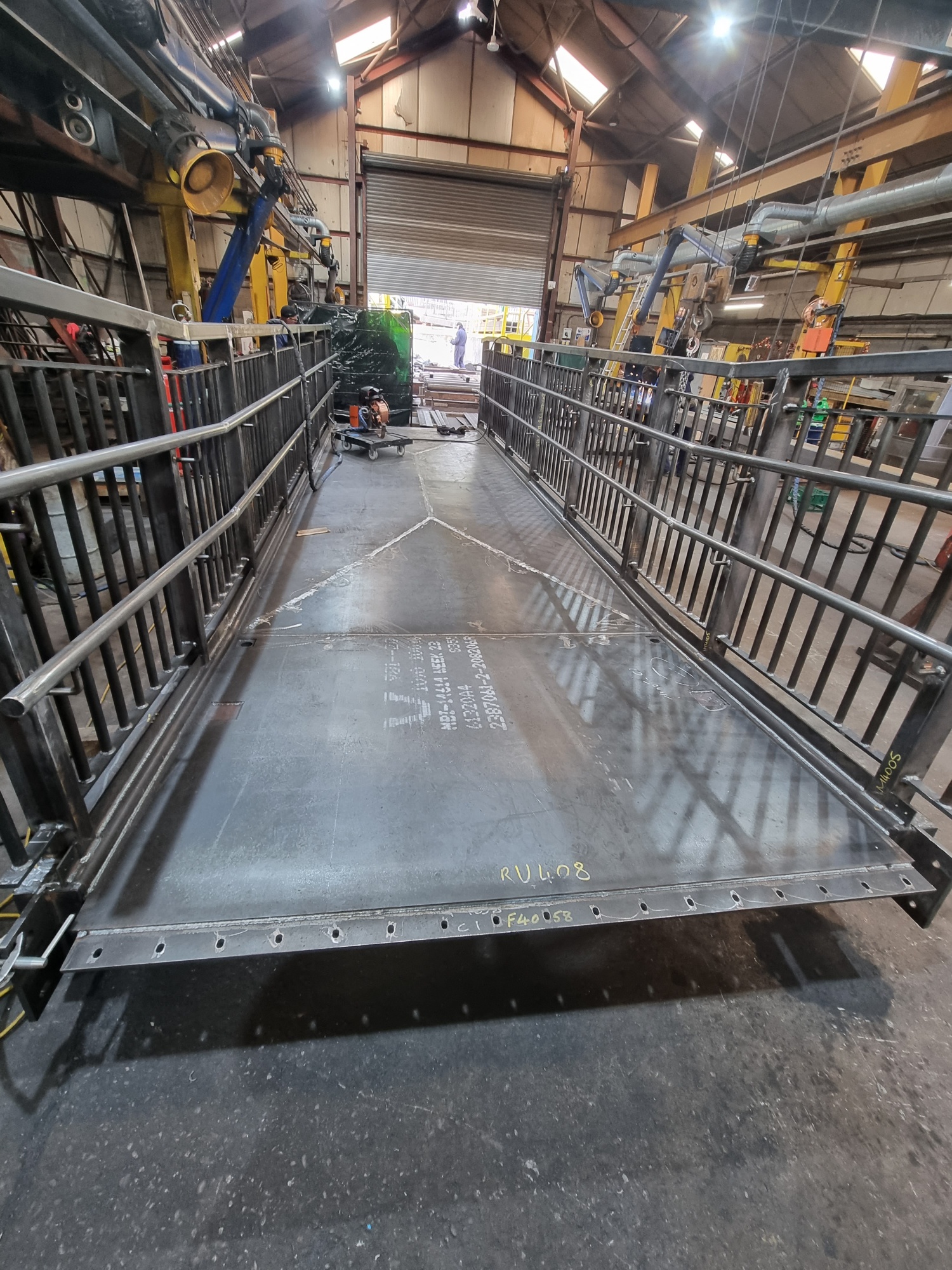 Quakers Footbridge - Archers Steel Work and Cladding Tamworth